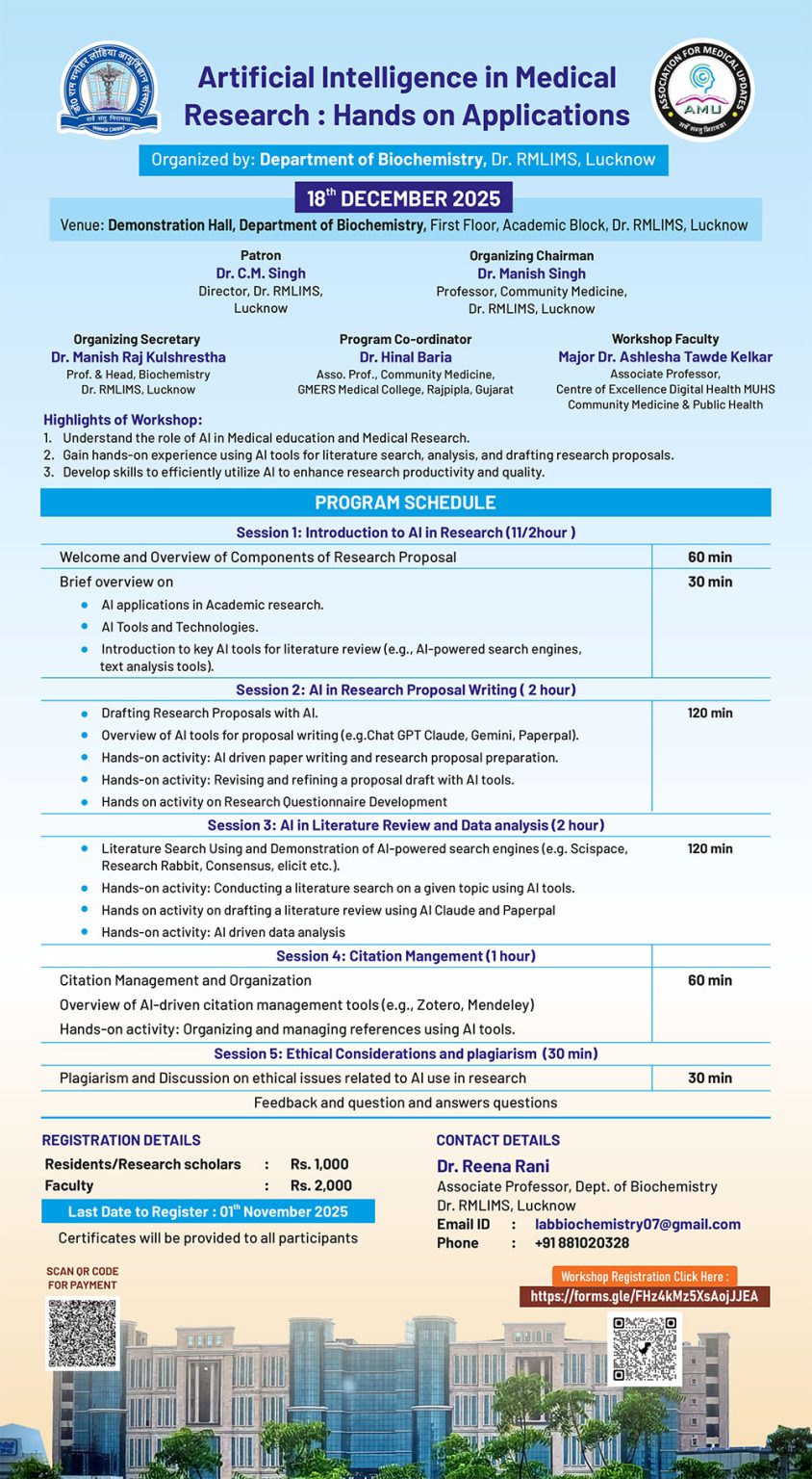 Artificial Intelligence in Medical Research : Hands on Applications ...